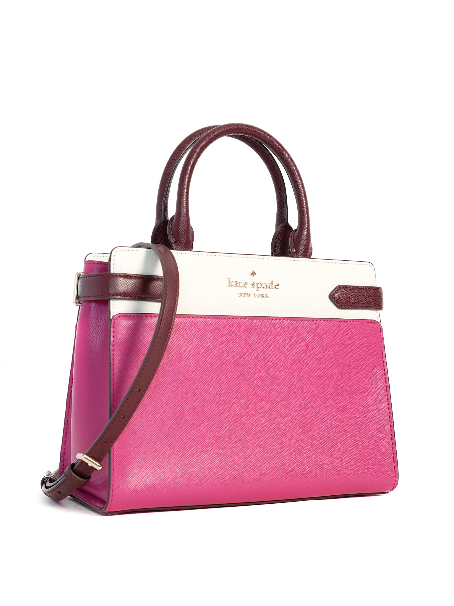 Kate Spade Staci Colorblock Medium Satchel Pink Multi - Averand